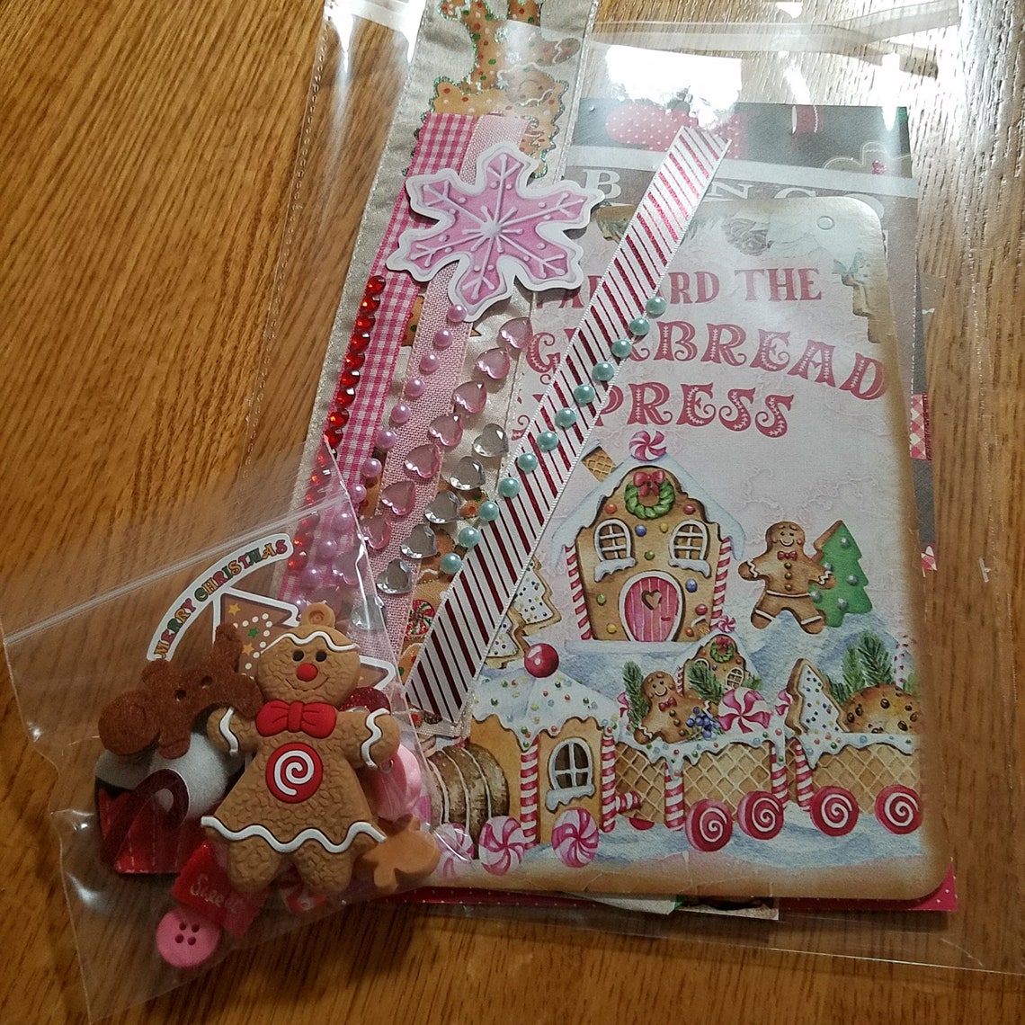 Gingebread Man Junk Journal Kit, Gingerbread Mystery Kit, Gingerbread ...