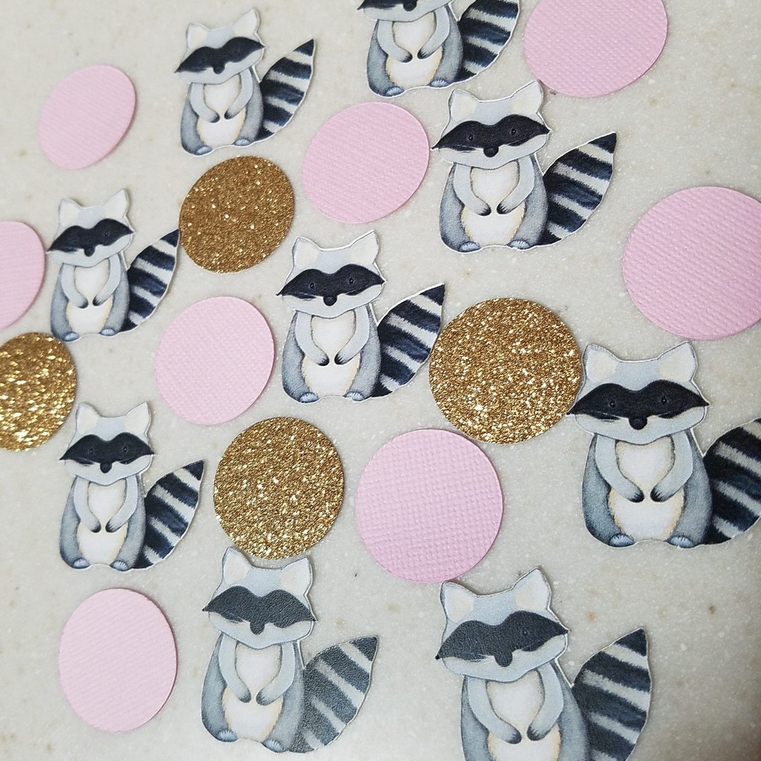 Raccoon Confetti, Confetti, Raccoons, Confetti Ready to Ship, Raccoon ...