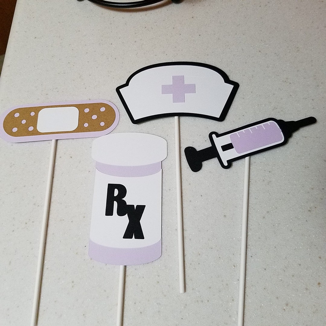 Nurse Centerpiece Sticks, Nurse Decorations, Nurse Graduation ...