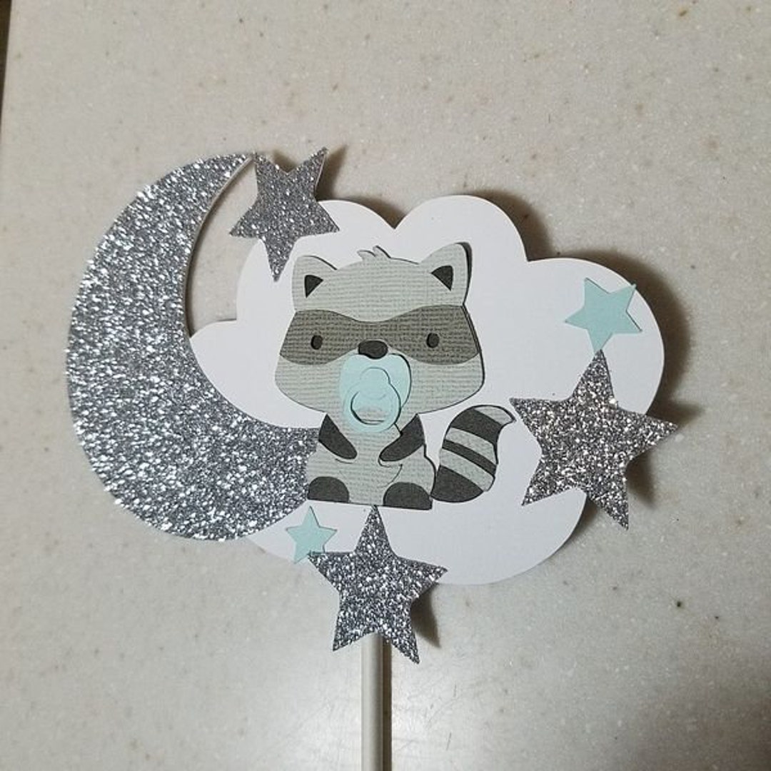 Raccoon Cake Topper, Raccoon Party Decorations, Raccoon Birthday ...