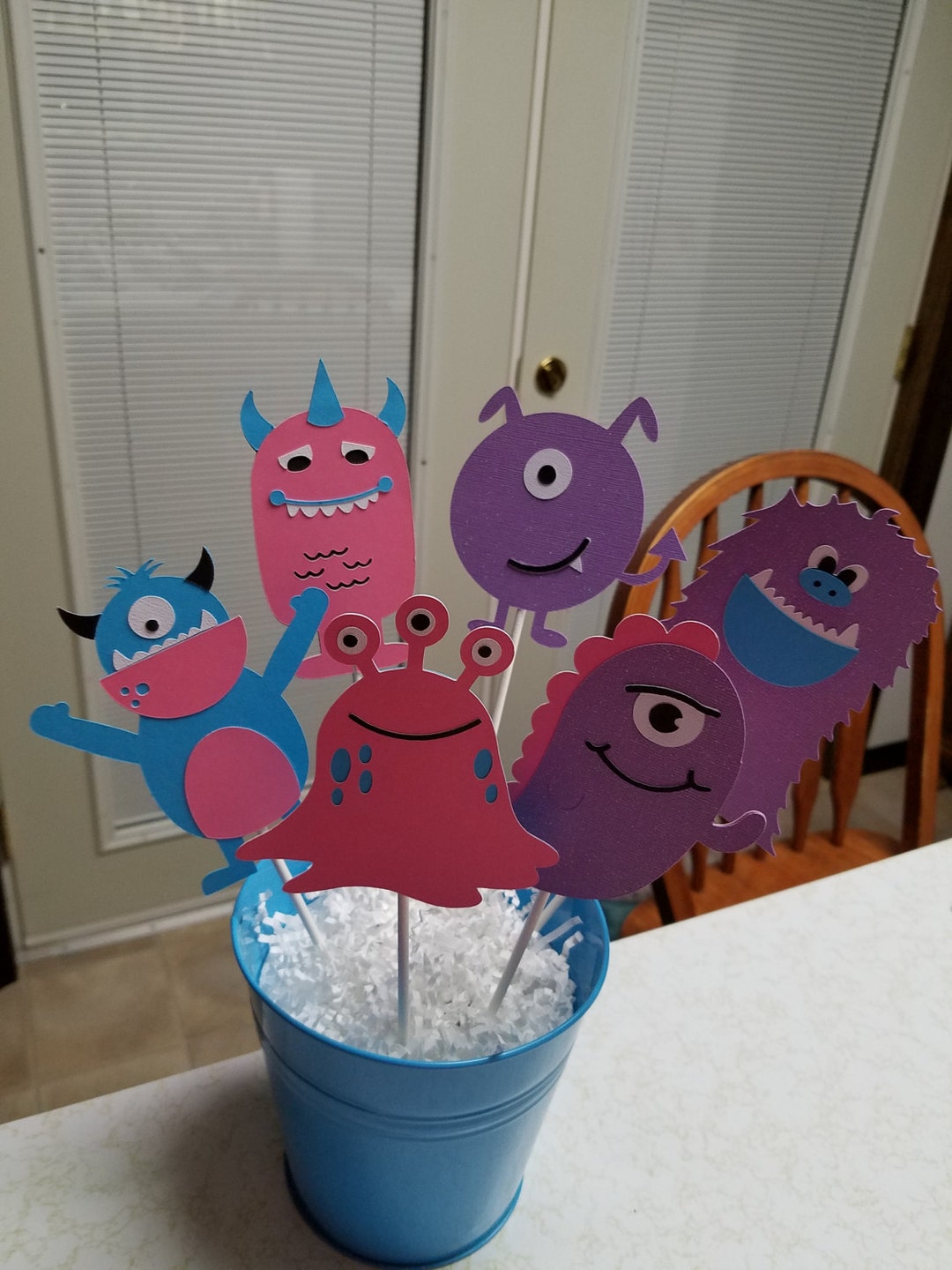 Monster Centerpiece Sticks Set of 6 - Etsy