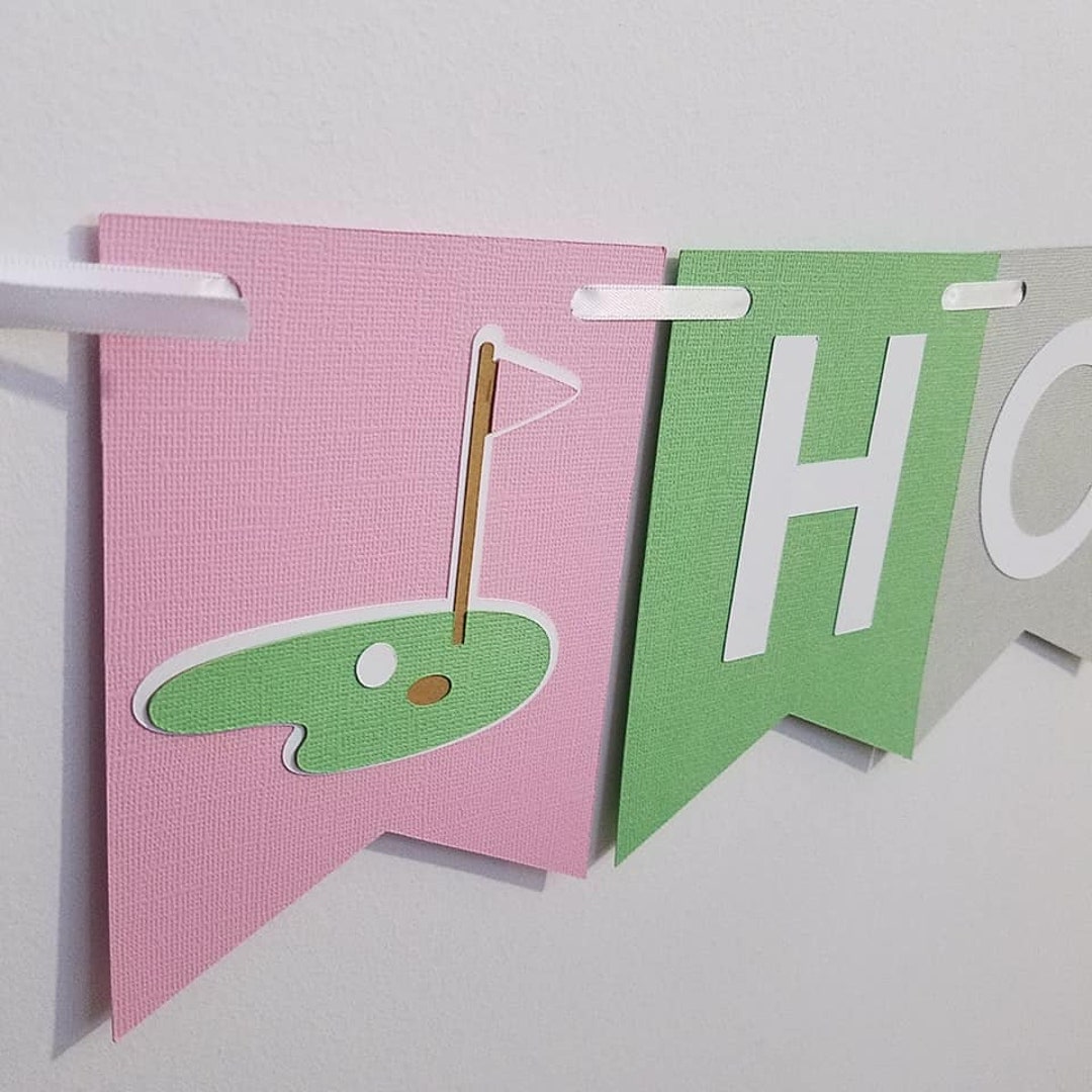 Golf Banner, Golf Hole in One, Golf Party Decorations, Golf Party, Golf ...