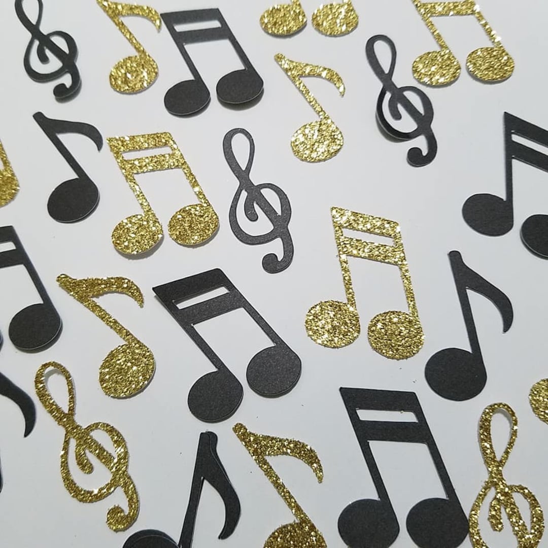 Music Note Confetti, Music Note Party, Music Note Party Decorations ...