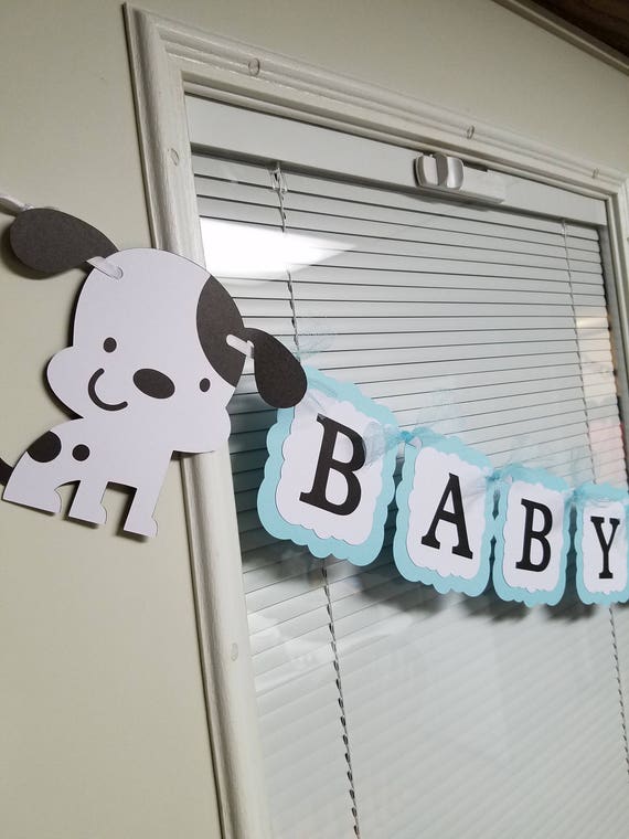 Puppy Banner Puppy Birthday Party Puppy Highchair Banner | Etsy