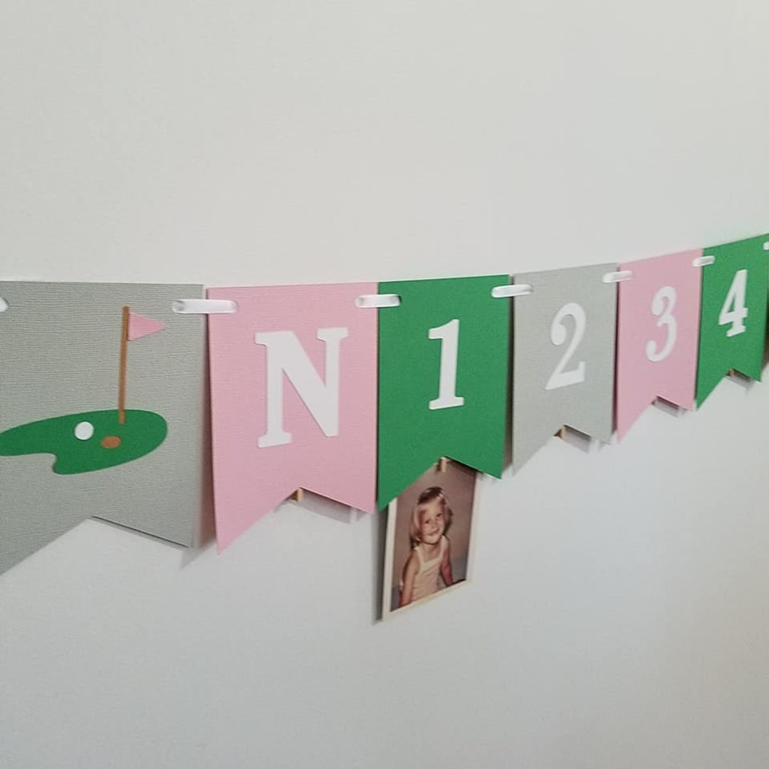 Golf Photo Banner, Golf Milestone Banner, Golf Party Decorations, Golf ...