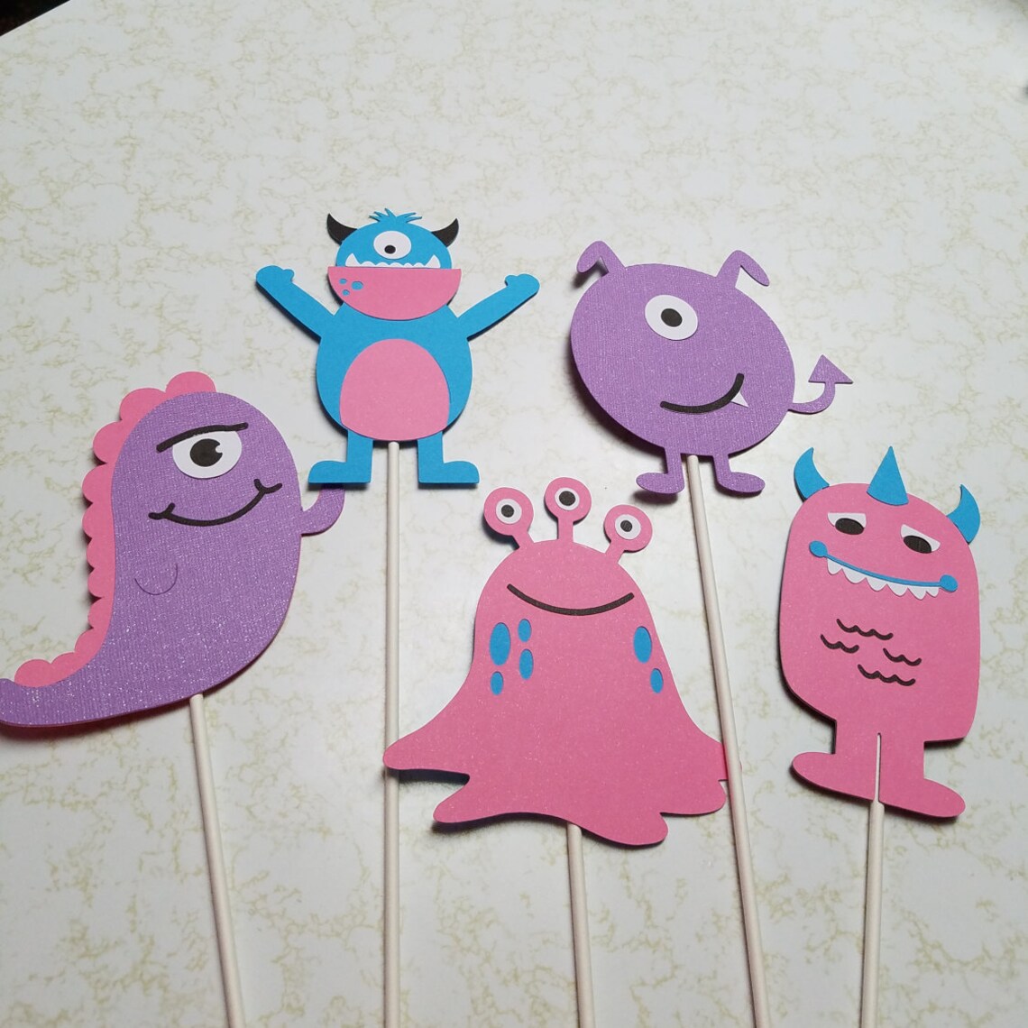 Monster Centerpiece Sticks Set of 6 - Etsy