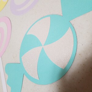 Candy Decorations, Candy Cutouts, Candy Die Cuts, Candy Party, Candy ...
