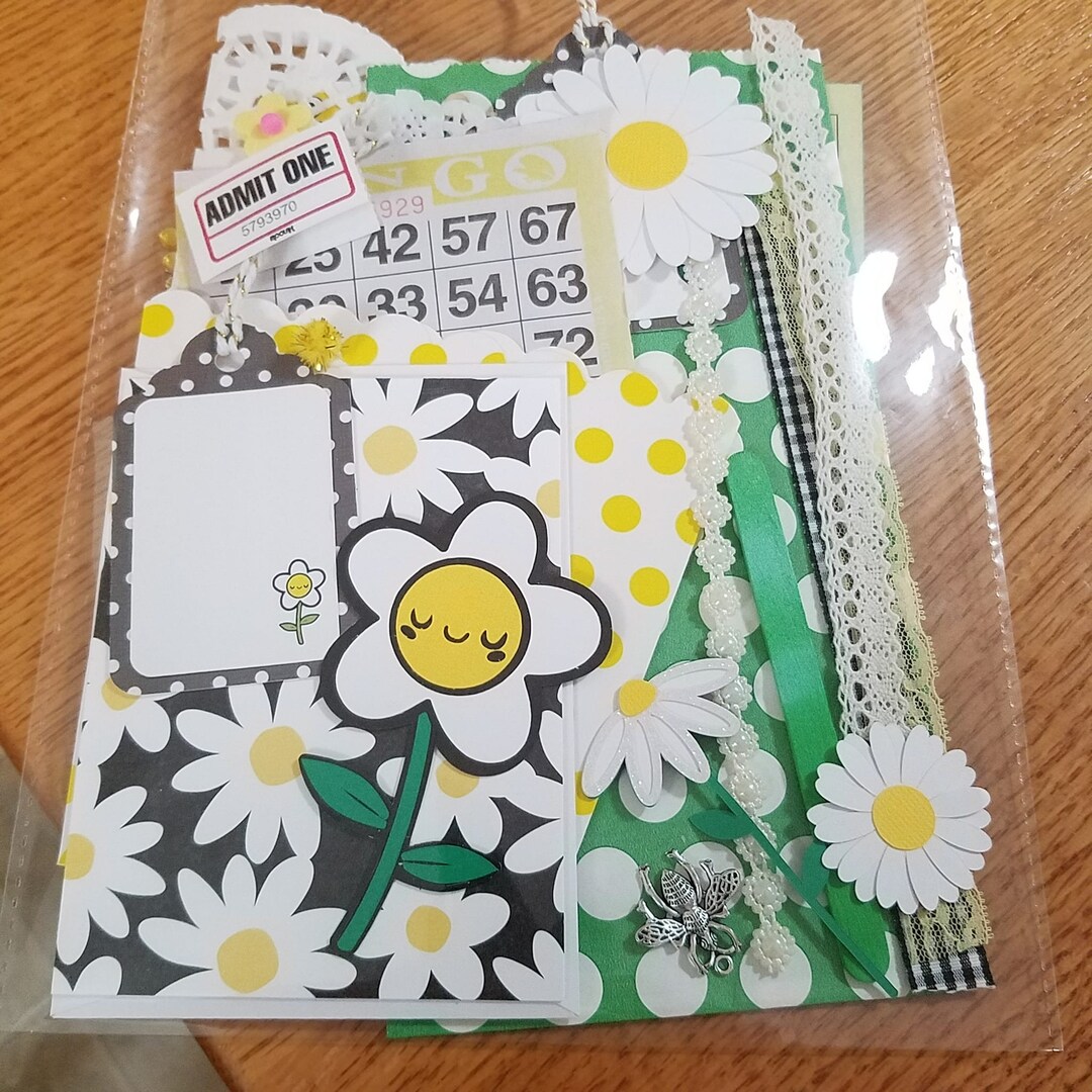 Daisy Journal Kit, Mystery Junk Journal Kit, Junk Journal ...