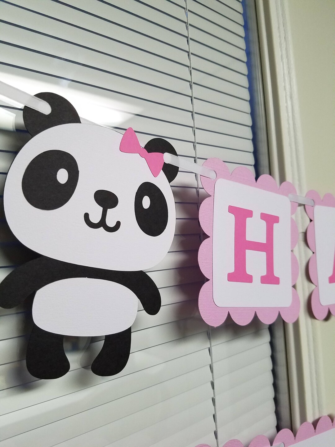 Panda Bear Birthday Banner,panda Banner, Panda Bear Party, Panda Bear ...