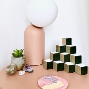 Cuboid Cube Hexagon Bookend Ornament Crystal Shelf Crystal Display ...