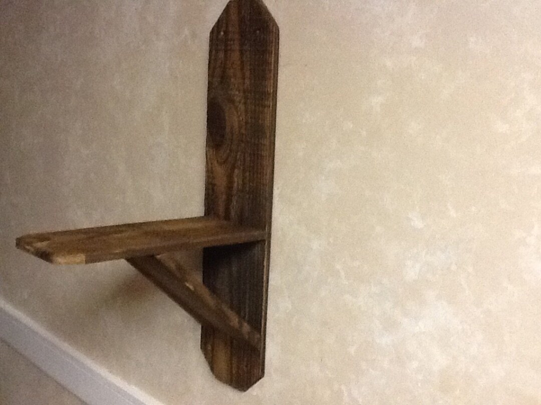 Handmade Wooden Shelf Used for Your Bird House Mounting Used Indoors an ...