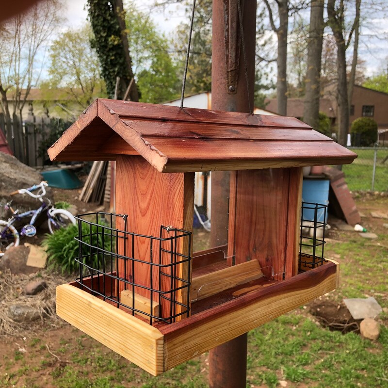 Rustic Bird Feeder - Etsy