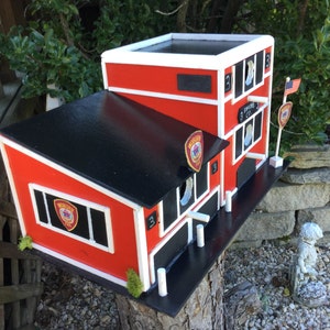Fire House Bird House - Etsy