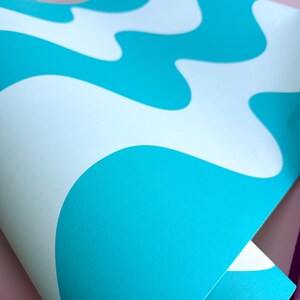Sorbet Dreams ‘on the Same Wavelength’ Wallpaper in Turquoise ...
