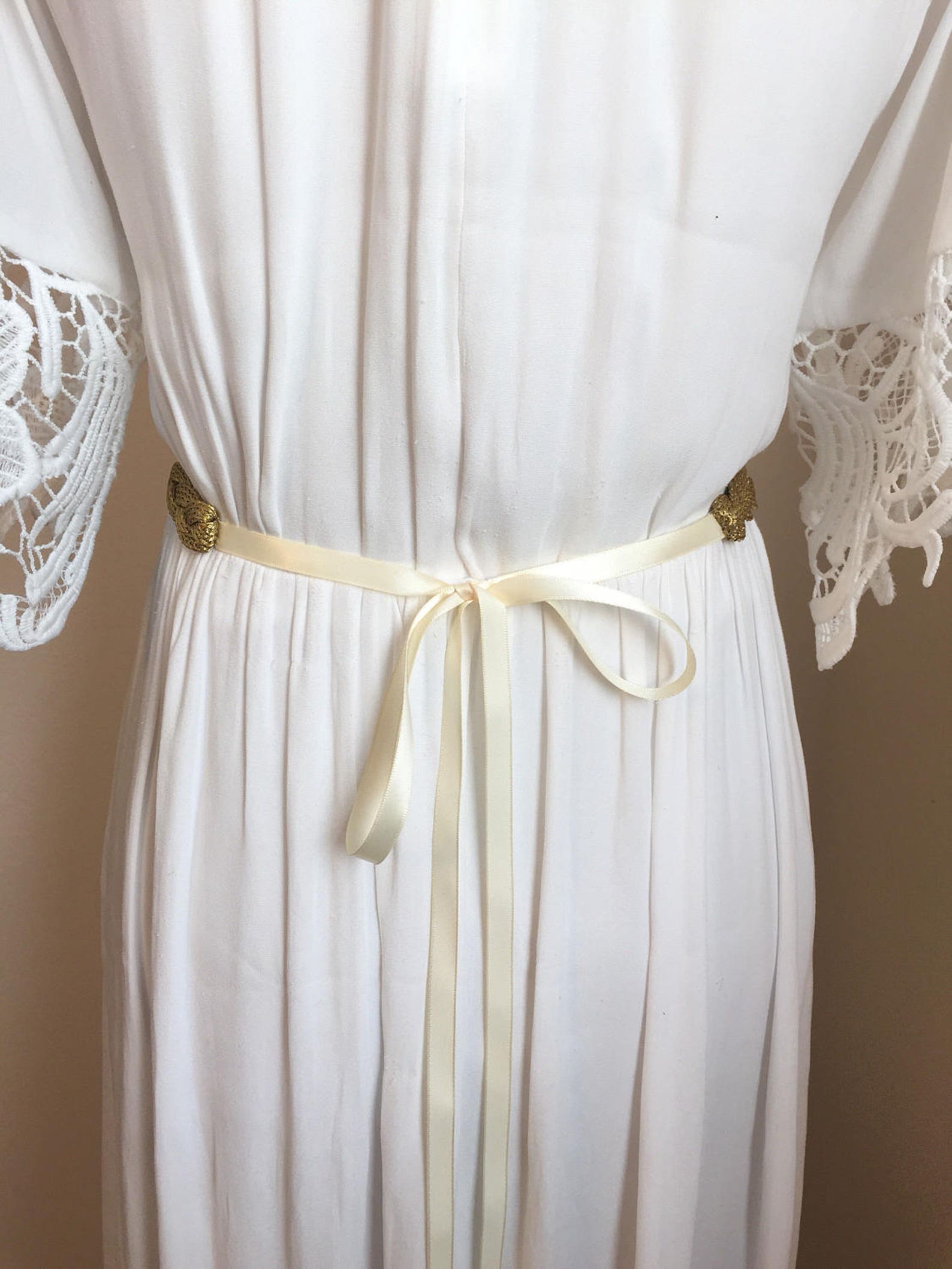 Lux Braided Sash Chunky Gold Braid Sash - Etsy