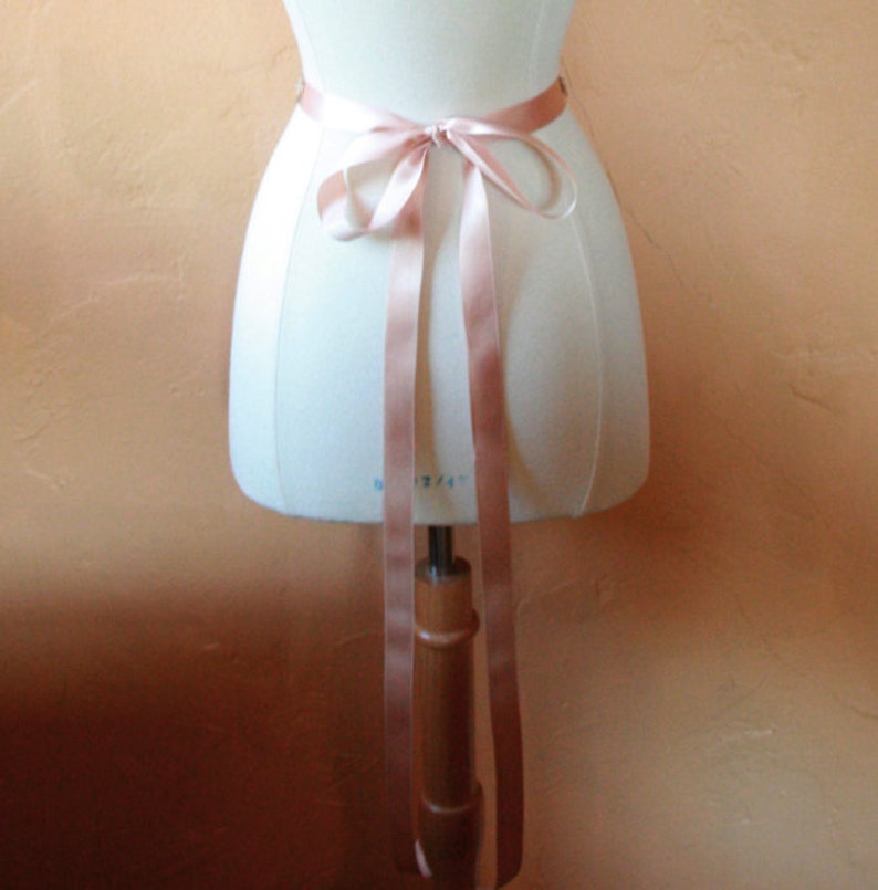 Romantic Gold and Blush Wedding Sash - Etsy