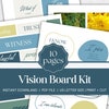 Vision Board Kit, Digital Vision Board, Mood Board, Vision Board ...