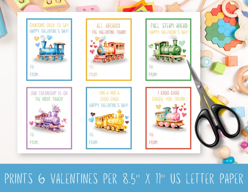 Train Valentine Cards, Boy Valentine, Boys Valentine Cards, Train ...