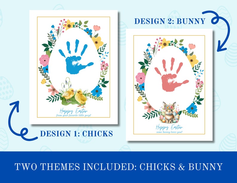 Easter Footprint Craft for NICU Parents, Baby's First Easter Keepsake ...