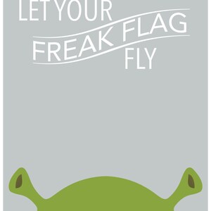 Freak Flag Art Print - Etsy