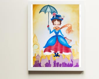 Mary Poppins Winds in the East Dictionary Page INSTANT DOWNLOAD Wall ...