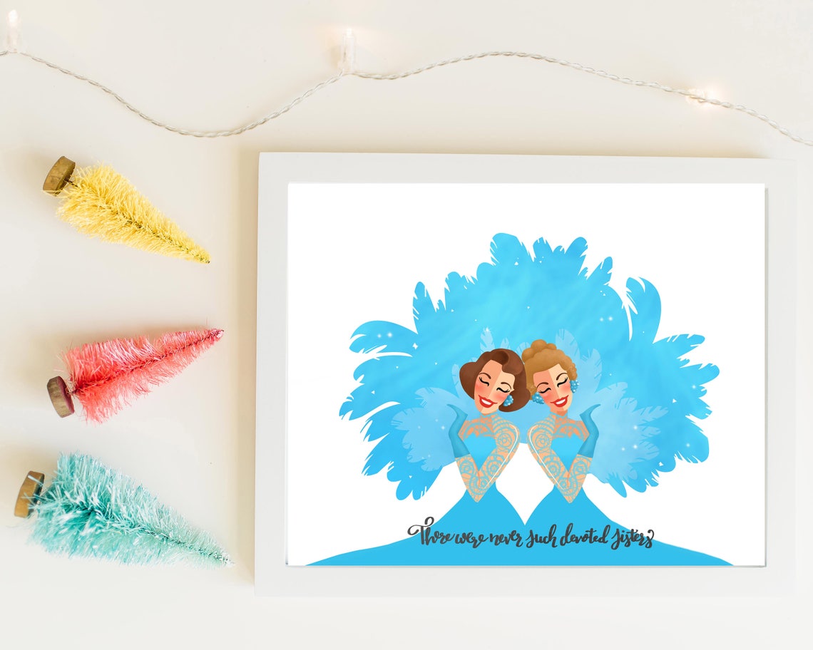 Devoted Sisters White Christmas Digital Download - Etsy