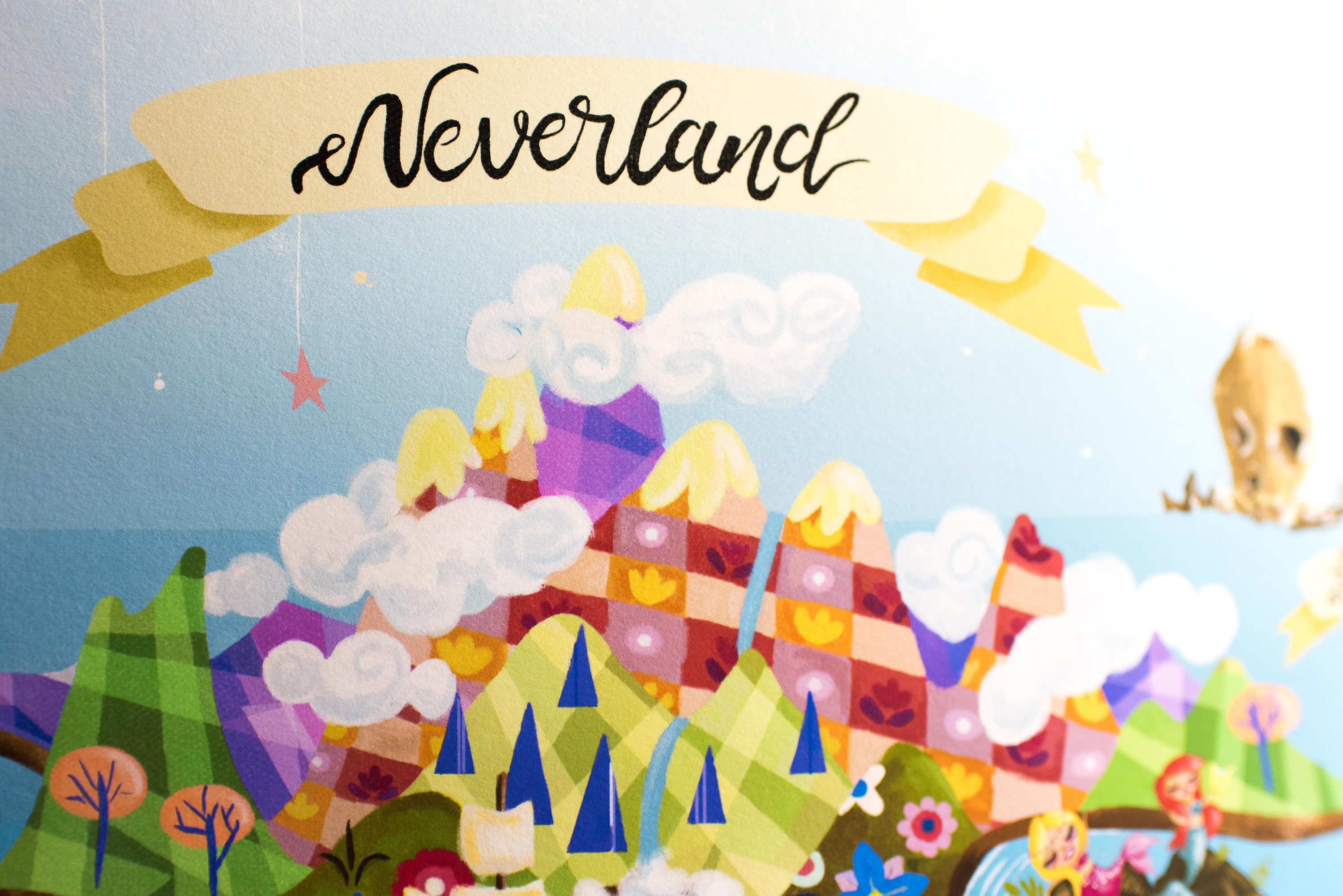 Neverland Map Print | Etsy