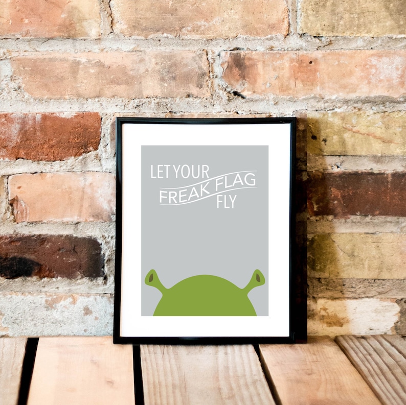 Freak Flag Art Print - Etsy