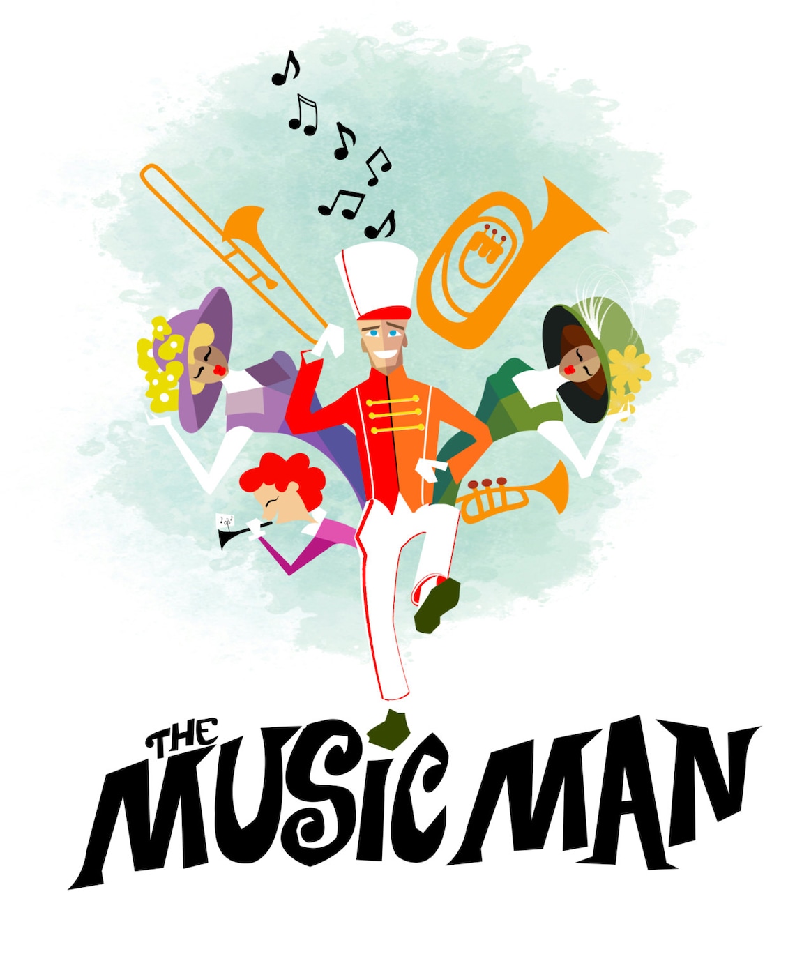 Music Man Art Print - Etsy