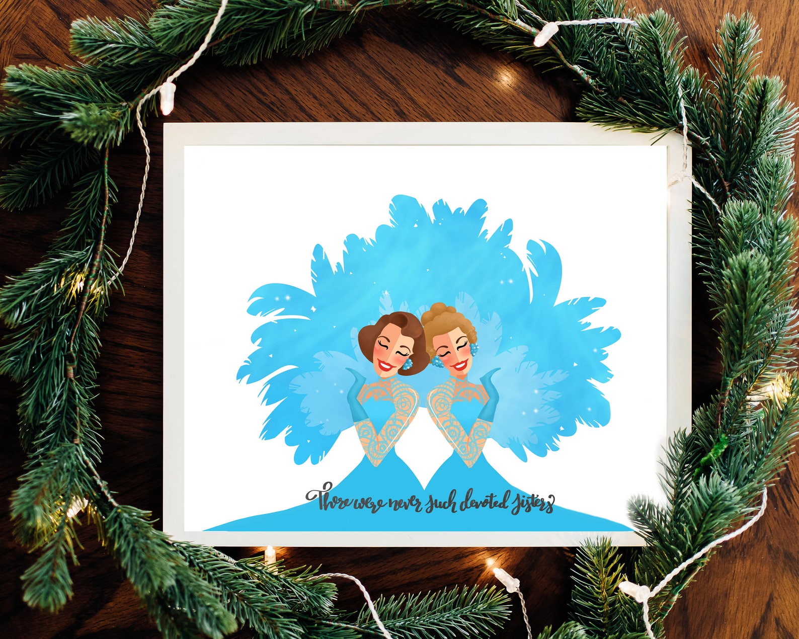 Devoted Sisters White Christmas Digital Download - Etsy