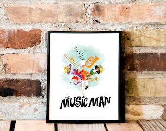 The Music Man Inspired Fan Art, Printable Music Man Musical Quote ...