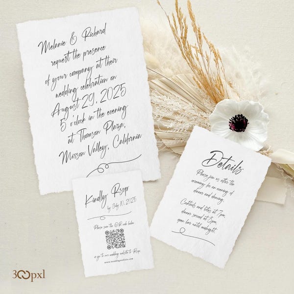 Deckle Edge Postcard - Etsy