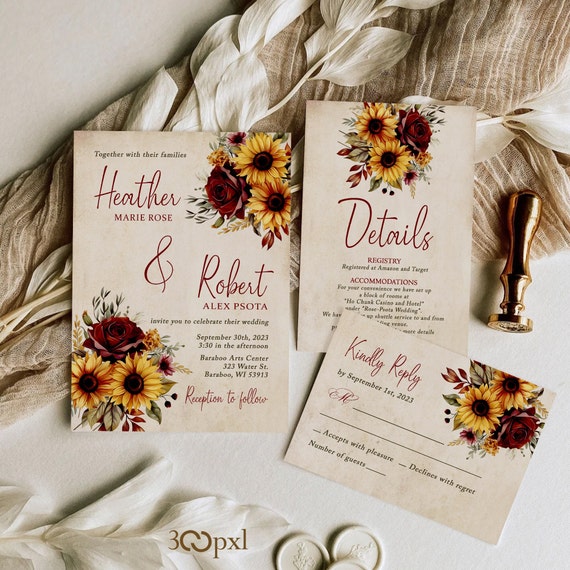 Rustic fall wedding invitations 60 photos - Vianawedding.com