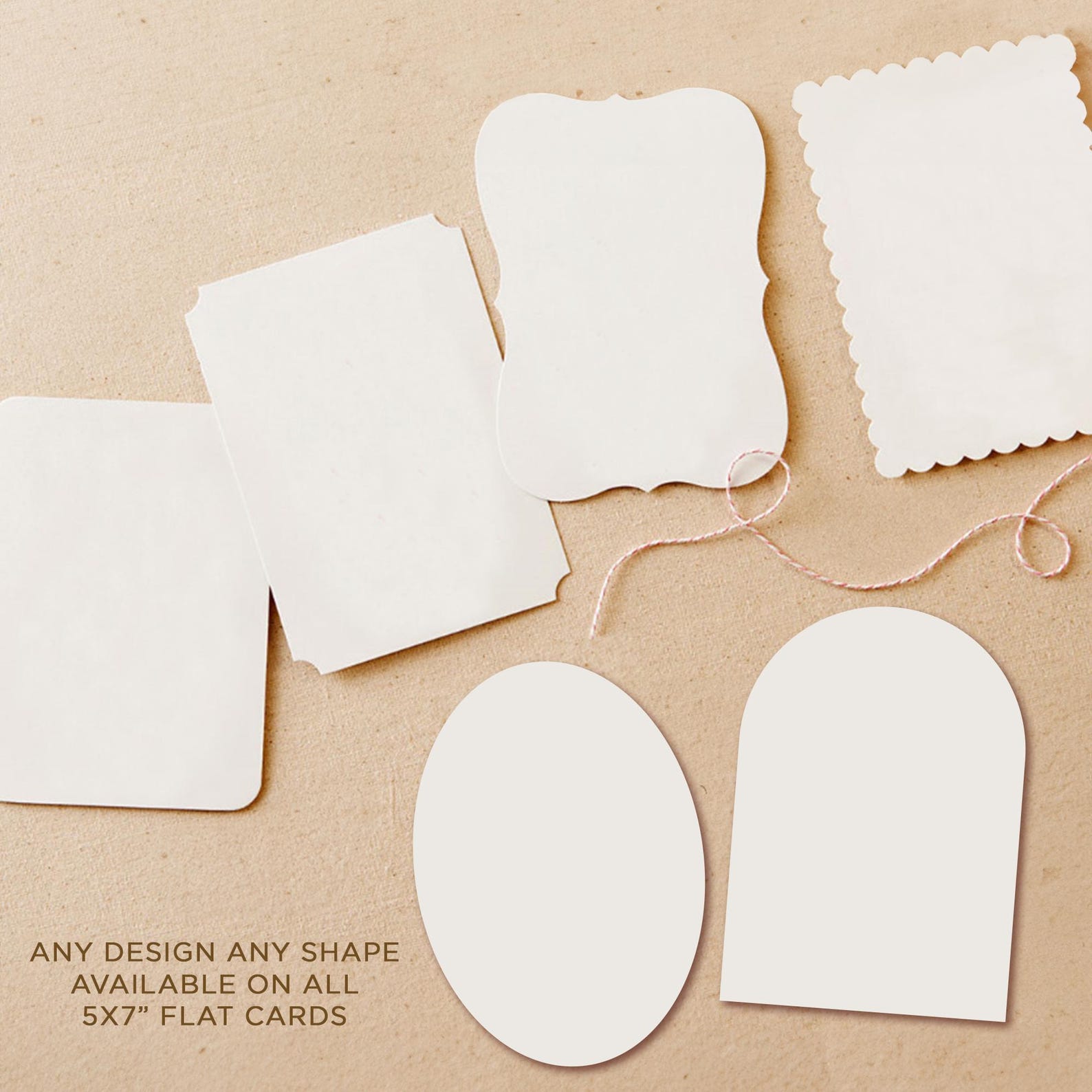 Wedding Invitation Trim Options: Arch, Rounded, Ticket Shape - Etsy