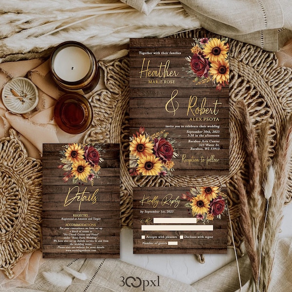 Rustic Fall Wedding - Etsy
