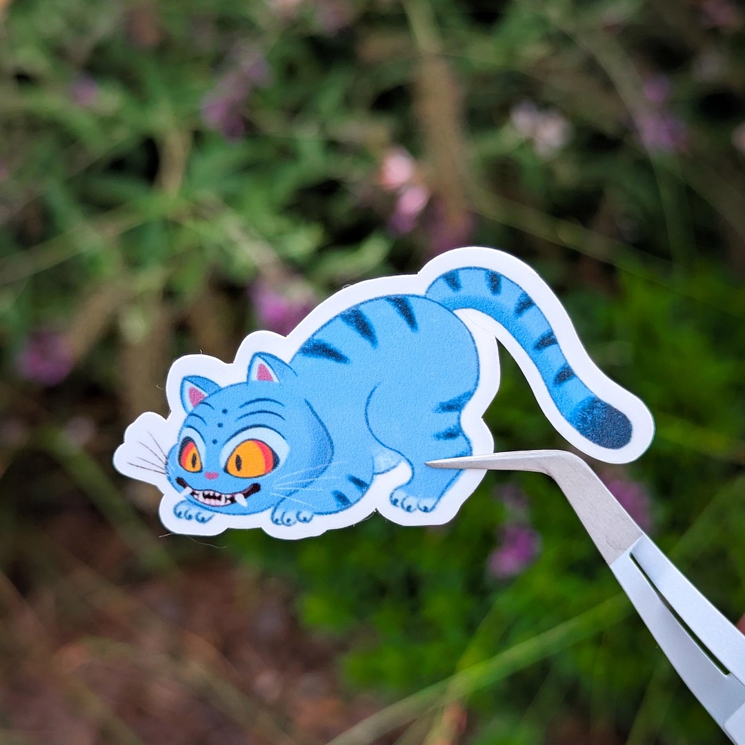 Kpop Demon Hunters Derpy Tiger Sticker | KPDH Fanart Vinyl Decal ...