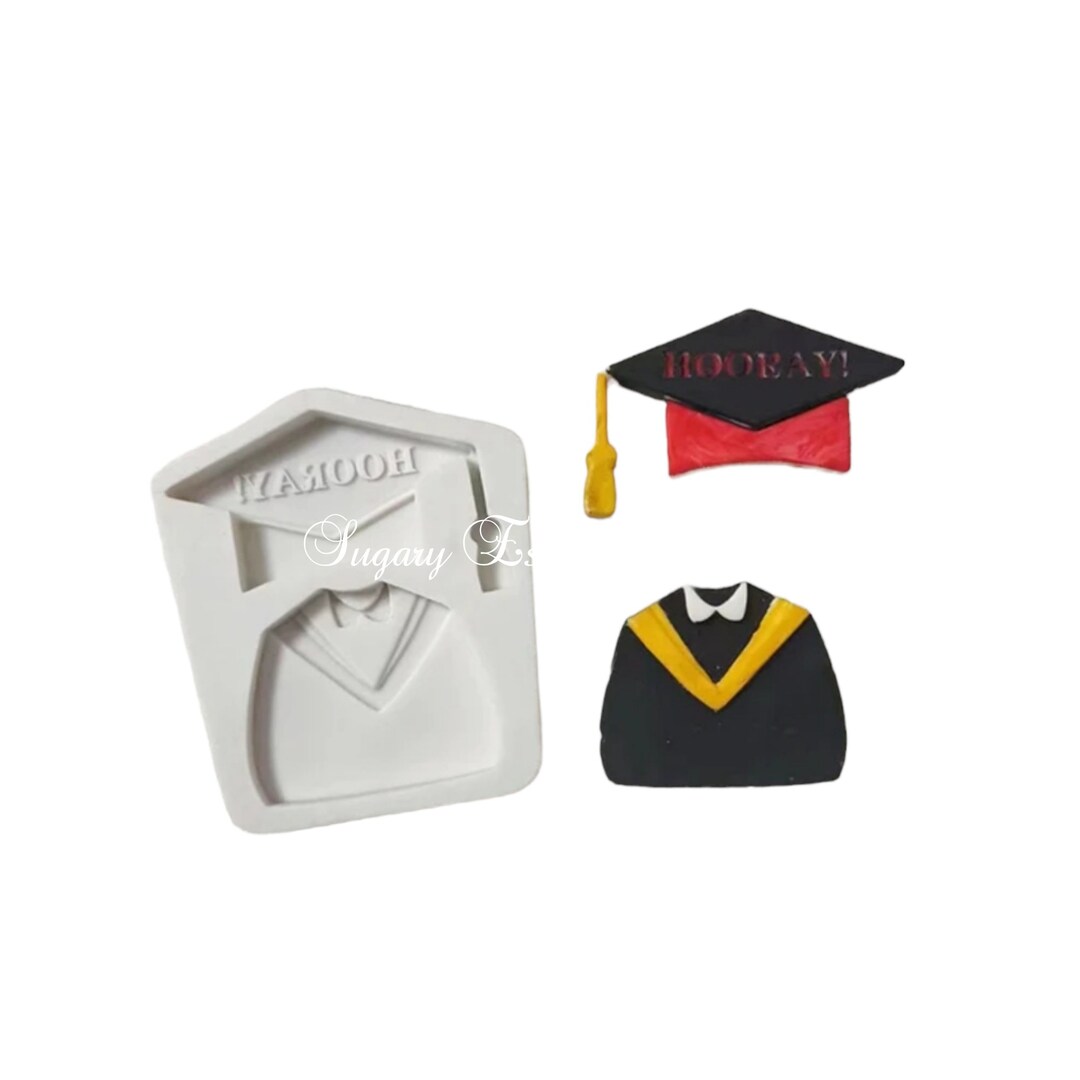 Molde de graduación de toga y birrete - Etsy España