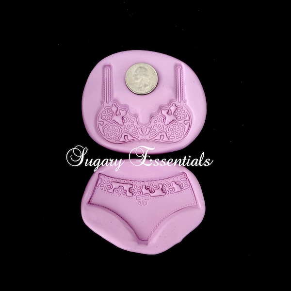 Chocolate Molds Silicone Swimsuit Mold Bra Short Skirt Swimsuit ...