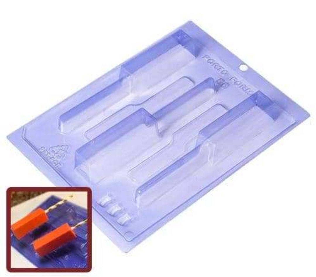 Rectangular Lollipop Chocolate Mold 3 Part Mold - Etsy