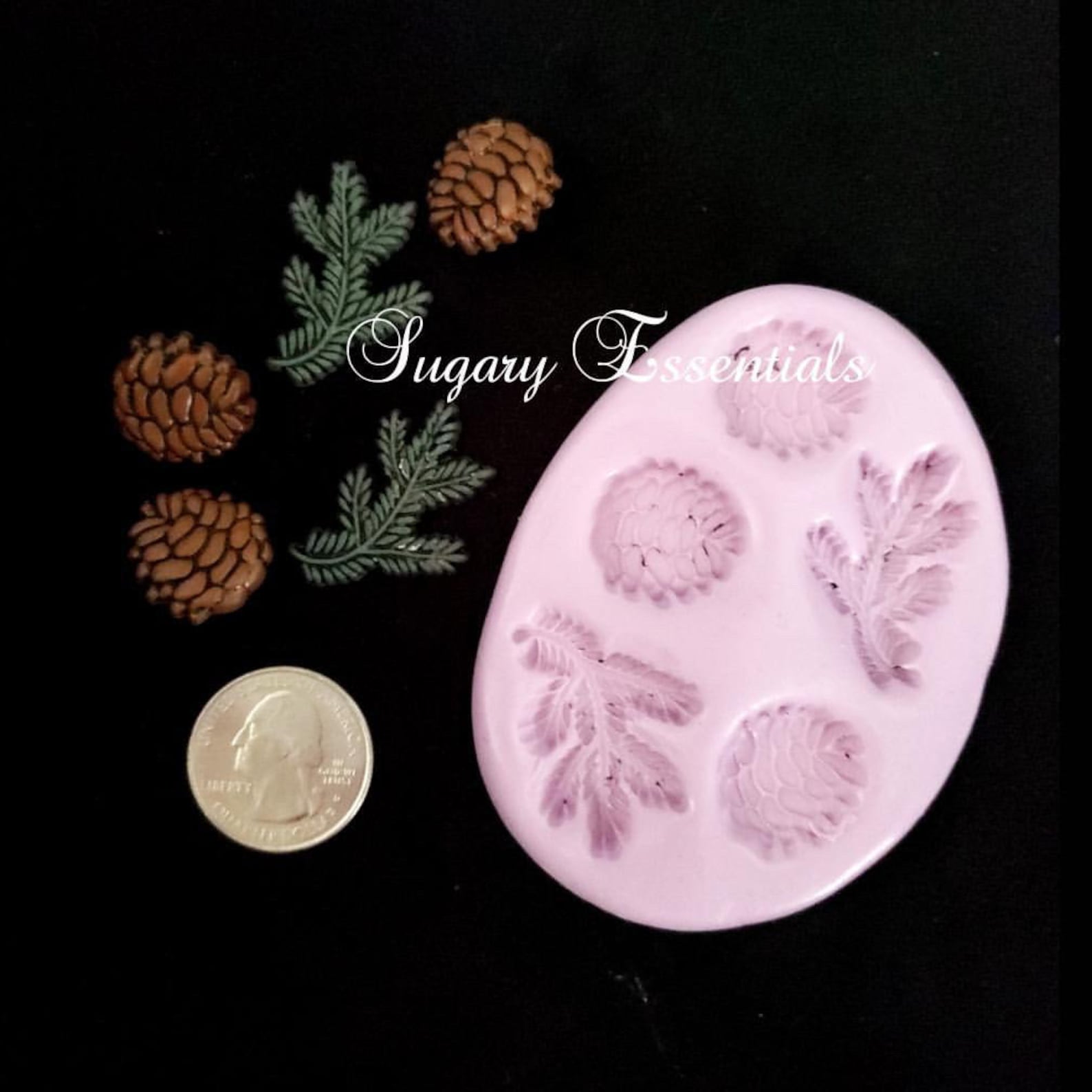 Mini Pinecone & Pine Mold - Etsy