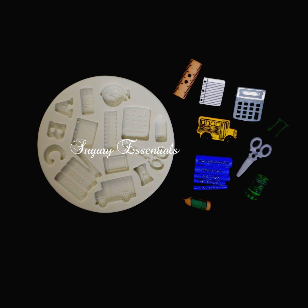 14 Pcs. Back to School Mold - Etsy