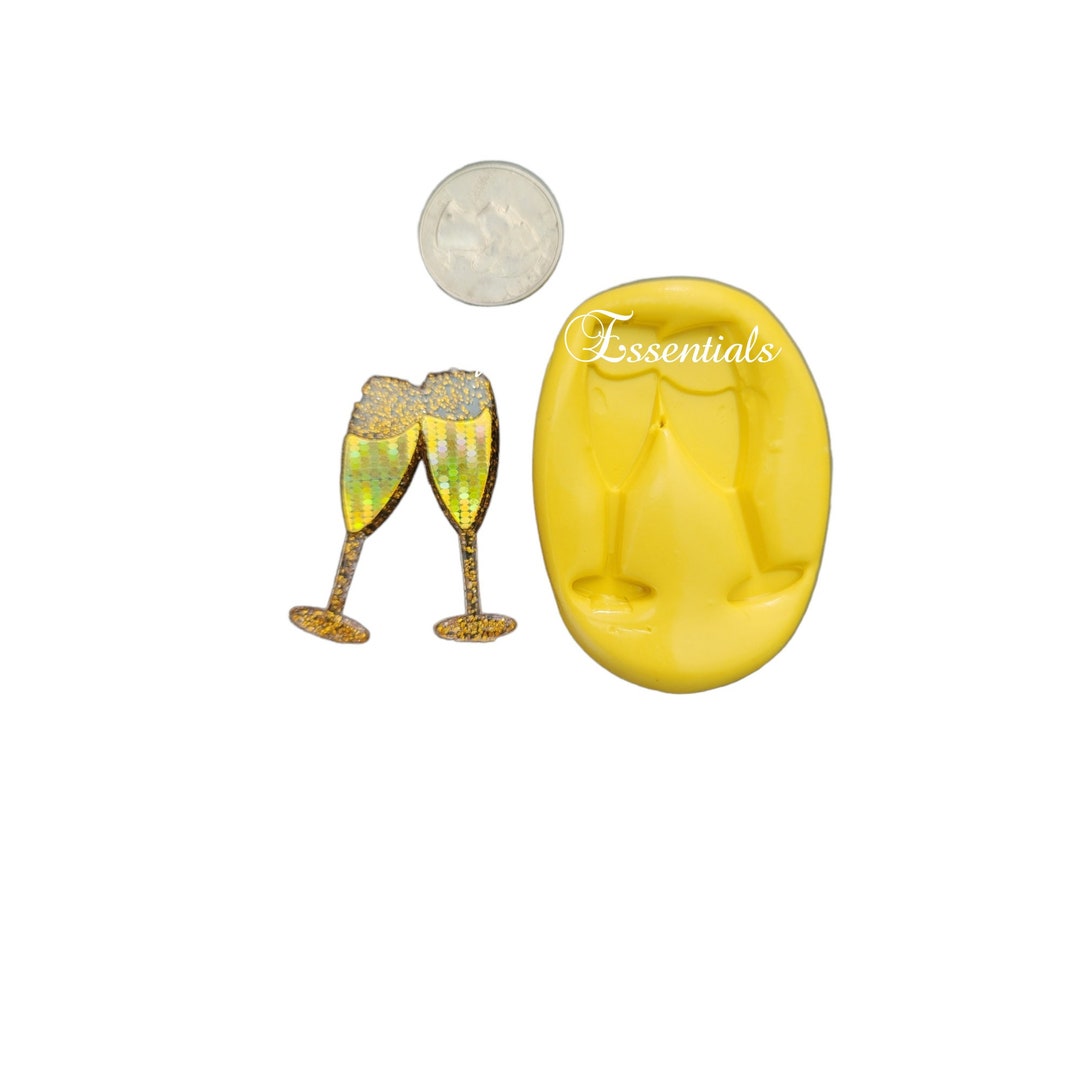 Champagne Glasses Mold - Etsy