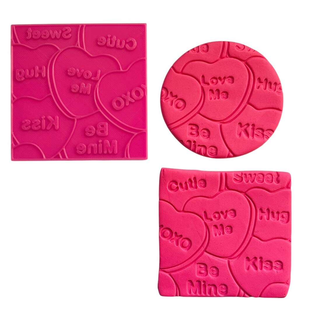 Conversation Heart Pattern Embosser - Etsy