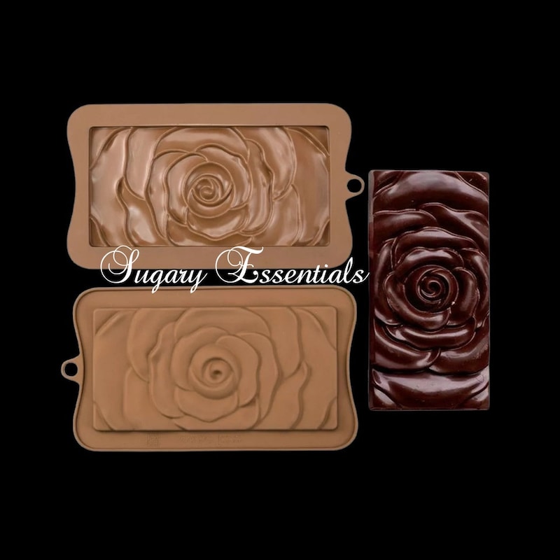 Chocolate Rose Mold - Etsy