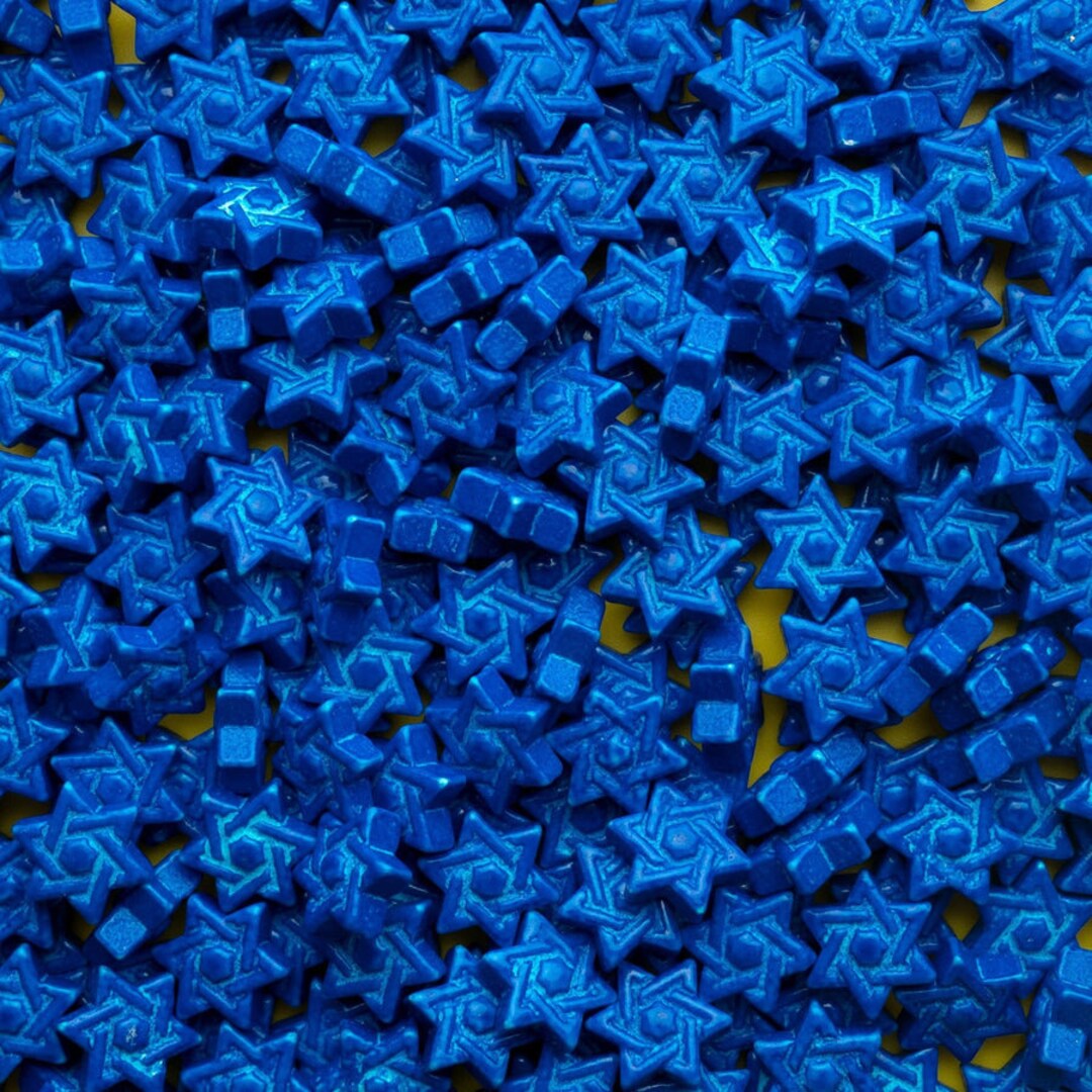 Star of David Sprinkles 3.5 Oz - Etsy