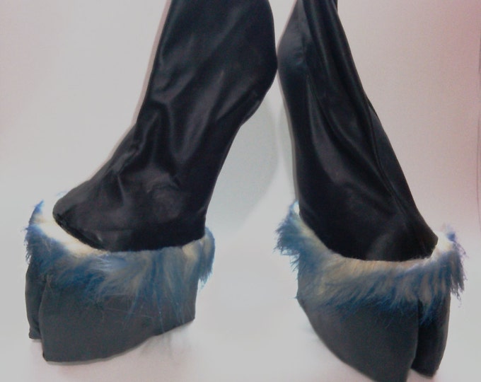 Black Hooves Devil Demon Feet Adult Shoe Costume, Draenei Hooves, D - Etsy