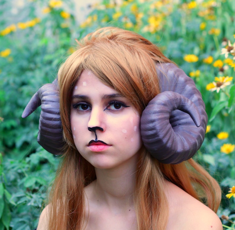 Adult Ram Horns. Ram Horn Headbend. Faun Horns. Cosplay Horns - Etsy
