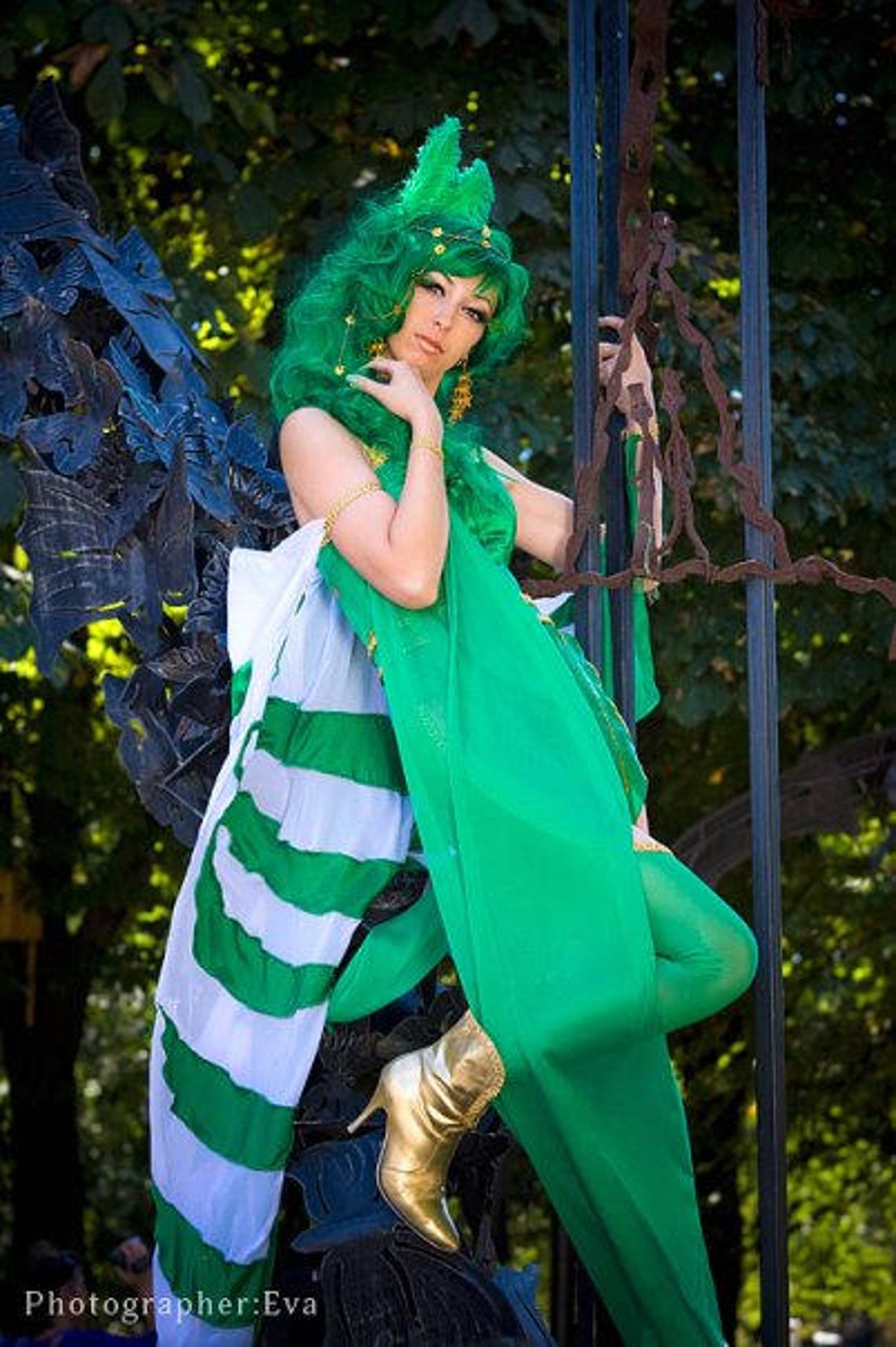 Final Fantasy 4 Rydia Cosplay Costume, Final Fantsy IV, Game Cosplay ...
