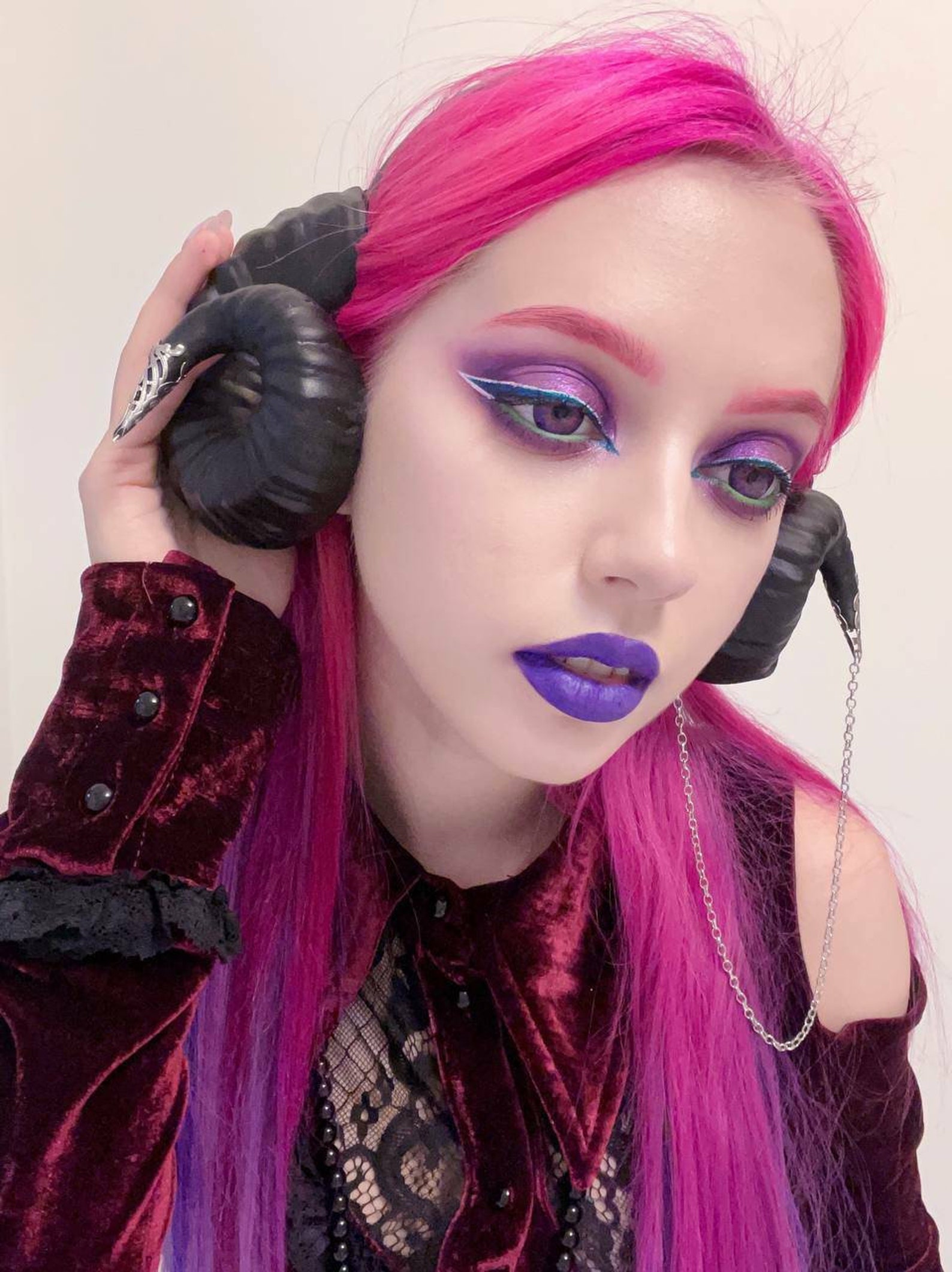 Jester Lavorre Horns Horns With Jewelry - Etsy