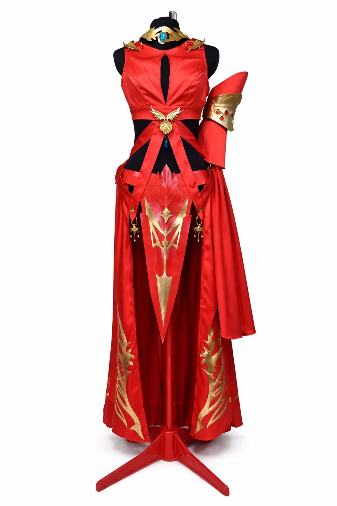 Final Fantasy XIV FF14 Lyse Hext Cosplay Costume Red Dress - Etsy